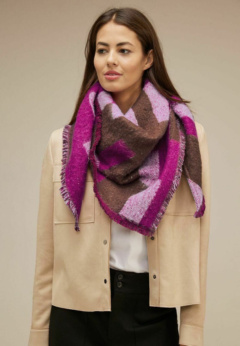 Street One BOUCLÉ TUCH - Tuch - pink - Zalando.ch