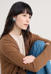 Seasalt Cornwall BALLOWALL STUD - Uhani - green/sea mist/zelena ...