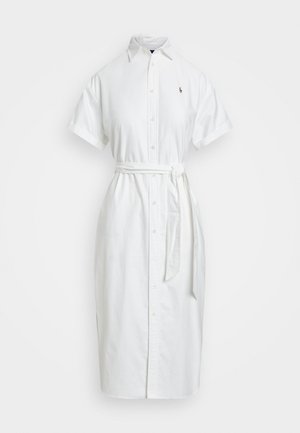 Polo Ralph Lauren SHORT SLEEVE DAY DRESS - Maxi-jurk - blue floral/blauw - Zalando.nl