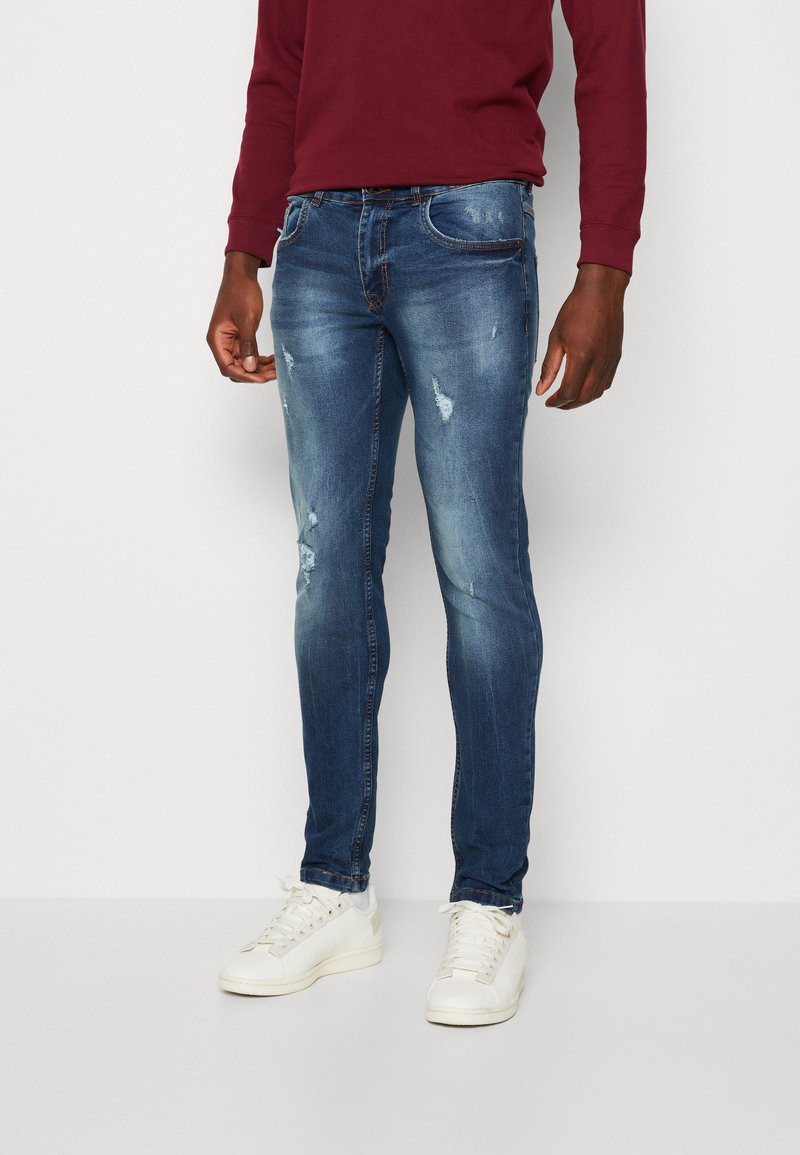 Redefined Rebel STOCKHOLM DESTROY - Jeans Slim Fit - true blue/blå ...
