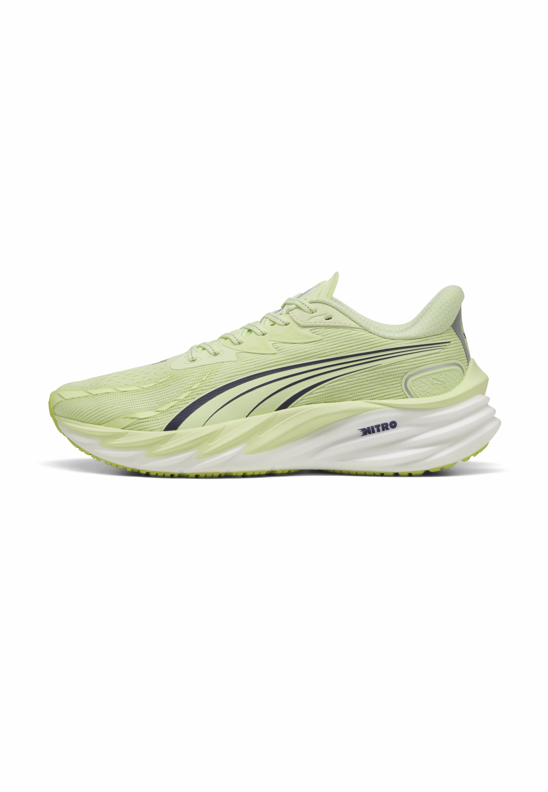 Puma VELOCITY NITRO 4 - Laufschuh Straße - apple spritz-lux lime/grün ...