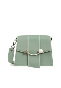 Strathberry BOX CRESCENT - Umhängetasche - seagrass bottle green ...