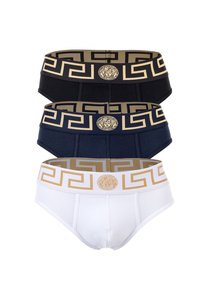 Versace 3-PACK - Braguitas - a black blue white/negro - Zalando.es