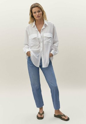 Kaffe Bluser - flintstone / chalk paisley/lyseblå - Zalando.dk