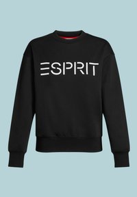 Esprit LOGO - Sweatshirt - black/schwarz - Zalando.de