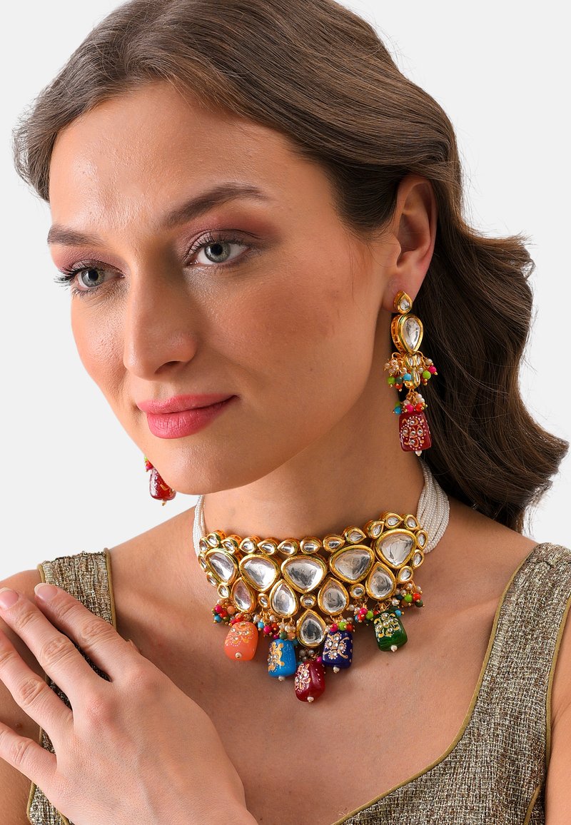 SOHI SET SHO BELEN - Pendientes - white/multicolor - Zalando.es