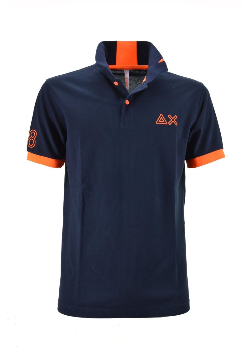 Sun68 LOGO FLUO - Polo - navy blue/blu - Zalando.it