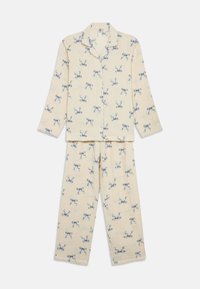Lindex GAUZE BOWS SET - Conjunto de pijama - light beige/beige - Zalando.es