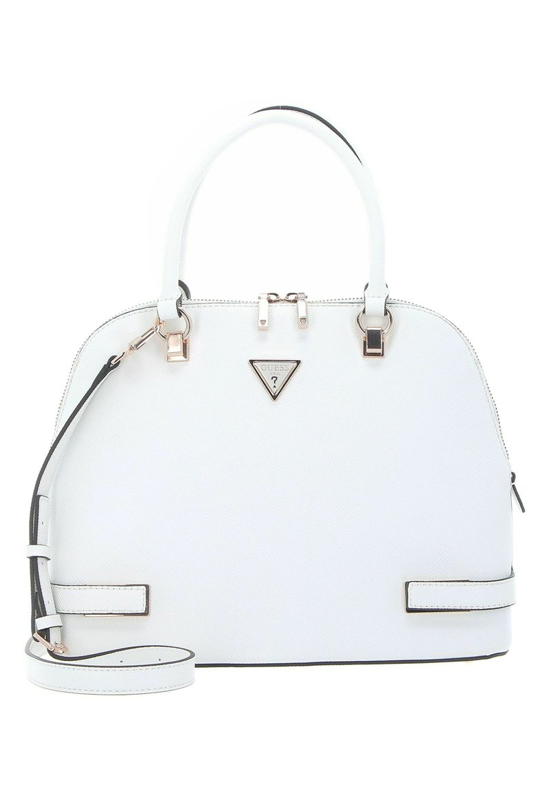 Guess MATILDE DOME SATCHEL - Handbag - white - Zalando