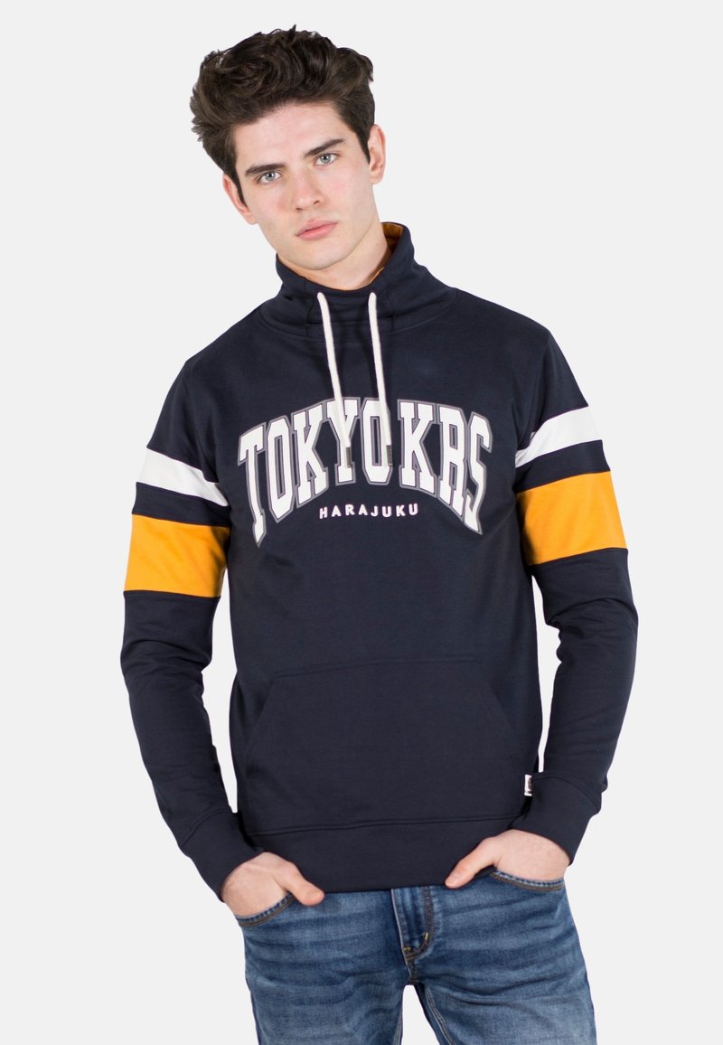 Koroshi WITH TEXT PRINT - Sweatshirt - navy/dunkelblau - Zalando.at