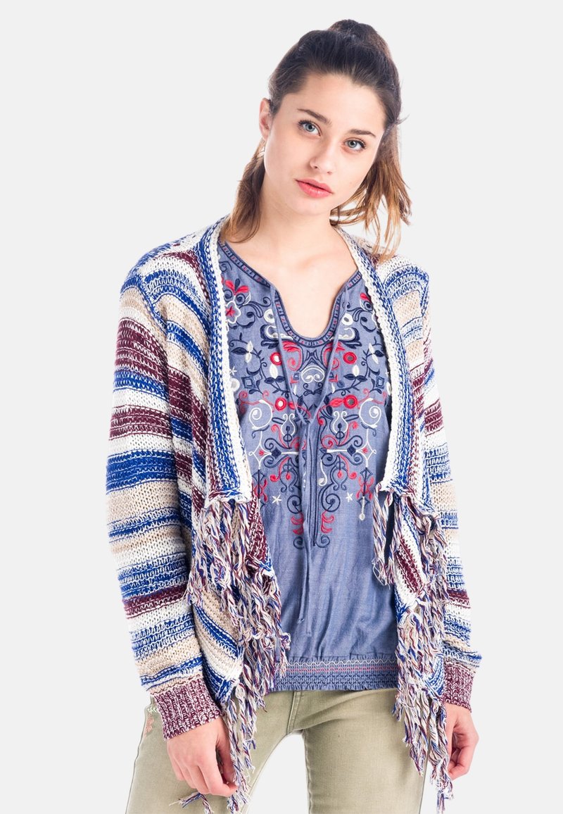 Koroshi ASYMMETRICAL STRIPED - Vest - multicolor multi coloured ...