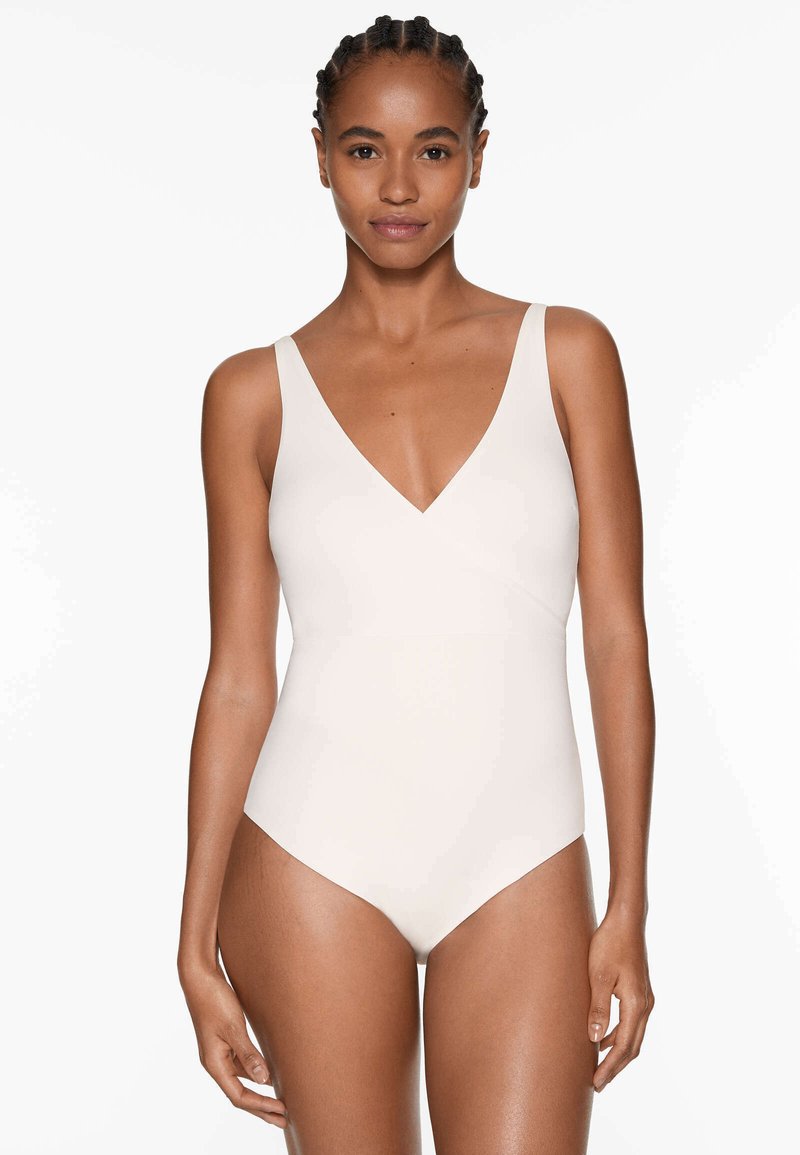 OYSHO Kostium kąpielowy/biały - Zalando.pl