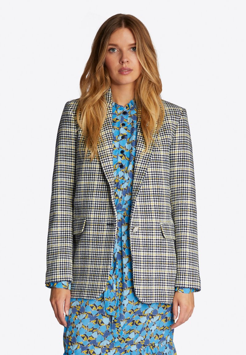Rich & Royal GLENCHECK KARO - Blazer - midnight blue/dunkelblau ...