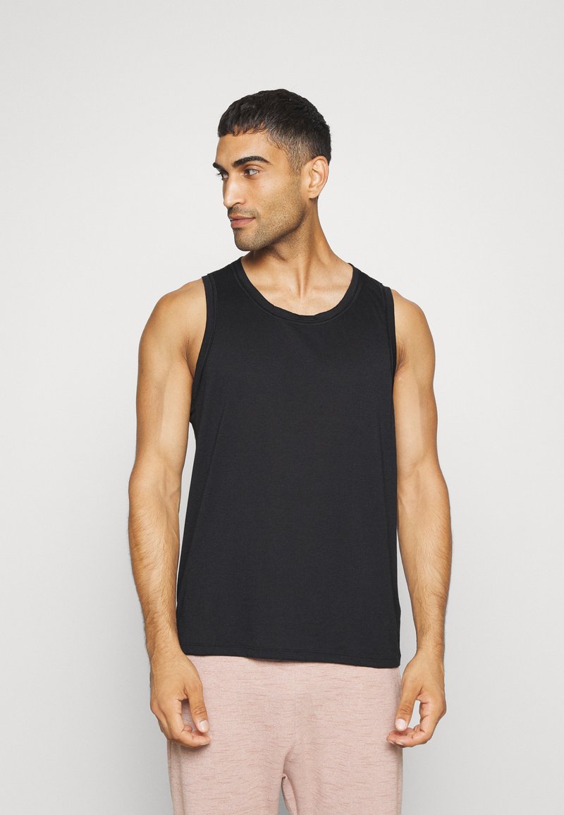 Nike Performance TANK CORE - Top - black/iron grey/black - Zalando.de
