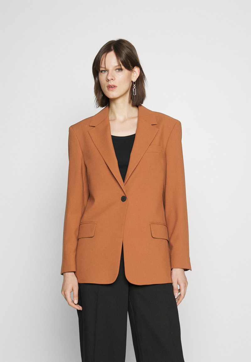 HUGO AGURA - Korte frakker - open brown/brun - Zalando.dk