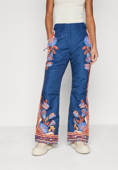 Farm Rio NATURE BEAUTY PANTS - Ski pants - blue/multi-coloured ...