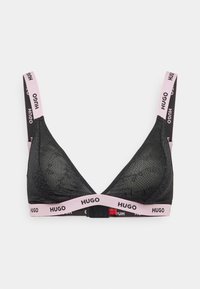 HUGO SPORTY - Triangle bra - black - Zalando.co.uk
