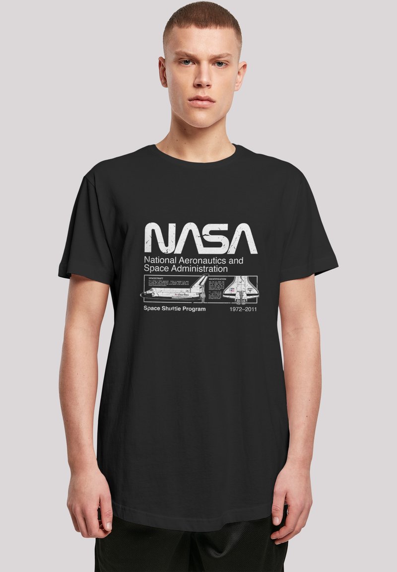 F4NT4STIC NASA SPACE SHUTTLE - T-Shirt print - black/schwarz - Zalando.de