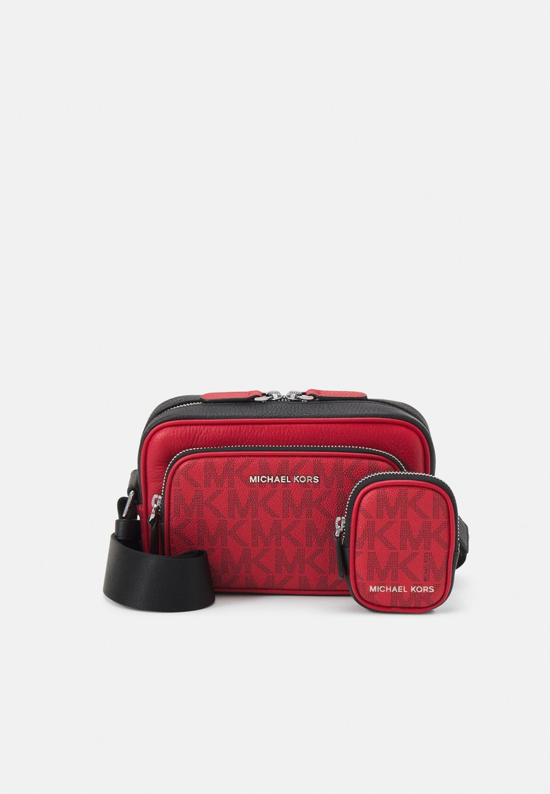 Michael Kors CAMERA BAG POUCH SET - Across body bag - crimson/red ...