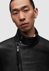 AllSaints TROST BIKER - Lederjacke - black/schwarz - Zalando.at