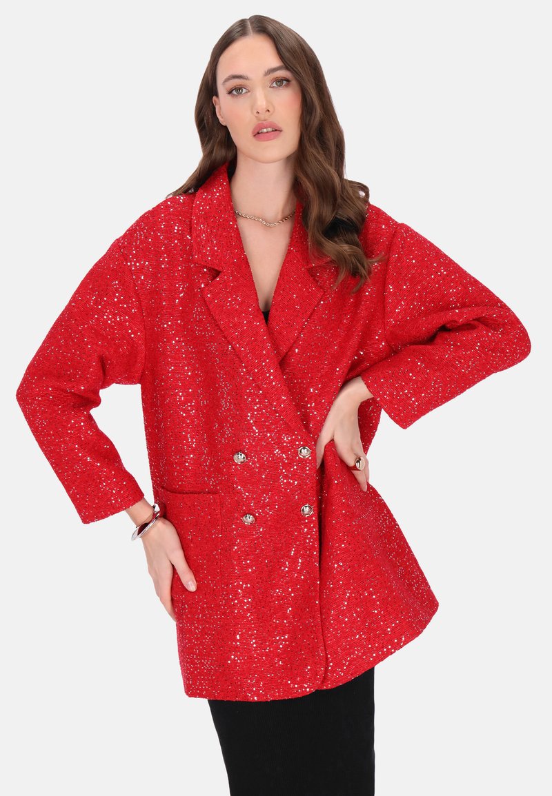 faina Short coat - red - Zalando