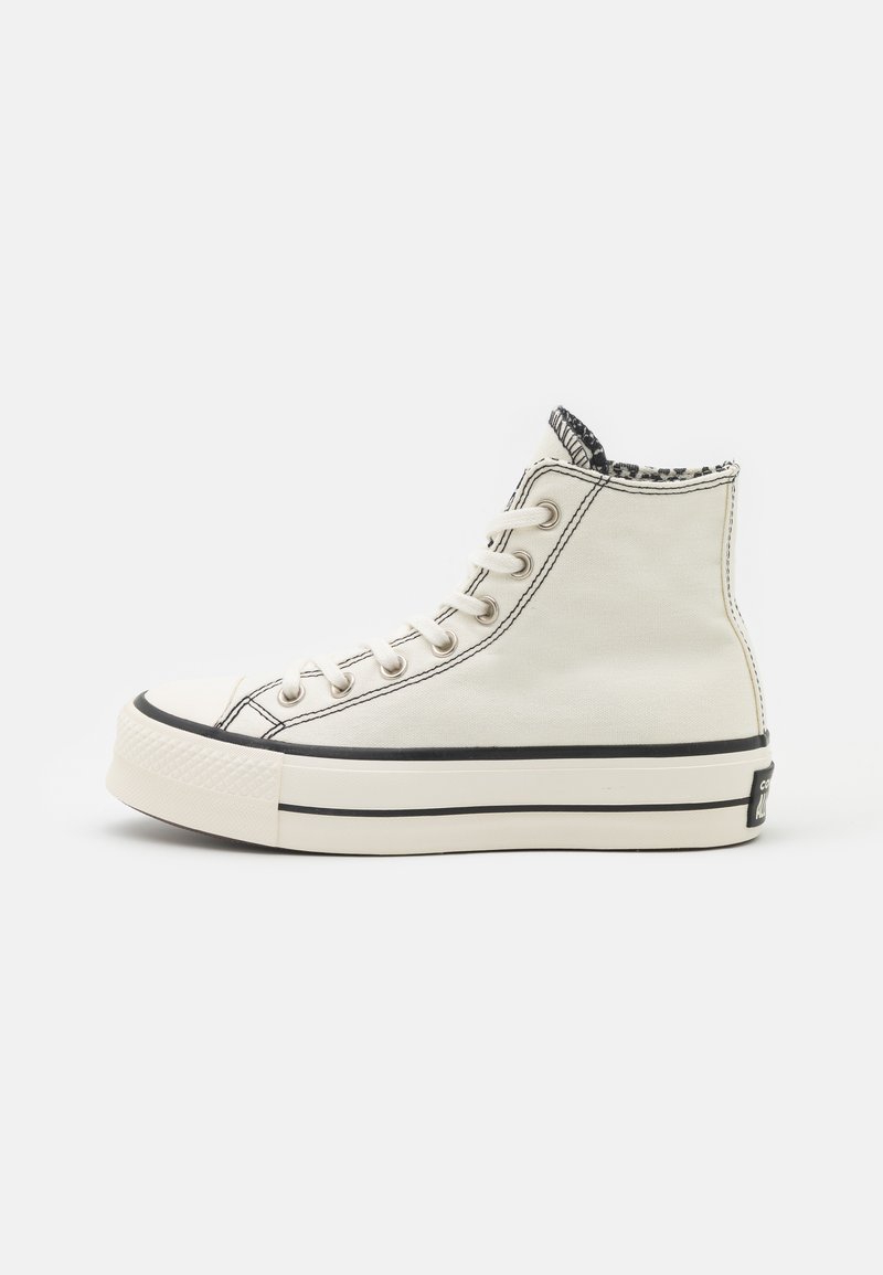 Converse CHUCK TAYLOR ALL STAR LIFT - High-top trainers - egret/black ...