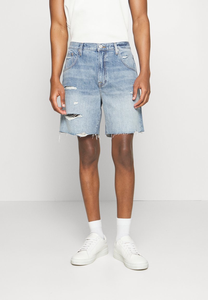 FRAME THE BOXY SHORT - Denimshorts - blue denim/bluedenim - Zalando.dk