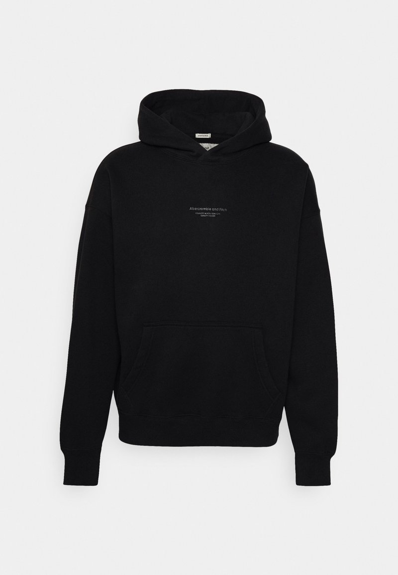 Abercrombie & Fitch TREND LOGO GENDERLESS UNISEX - Collegepaita - black ...