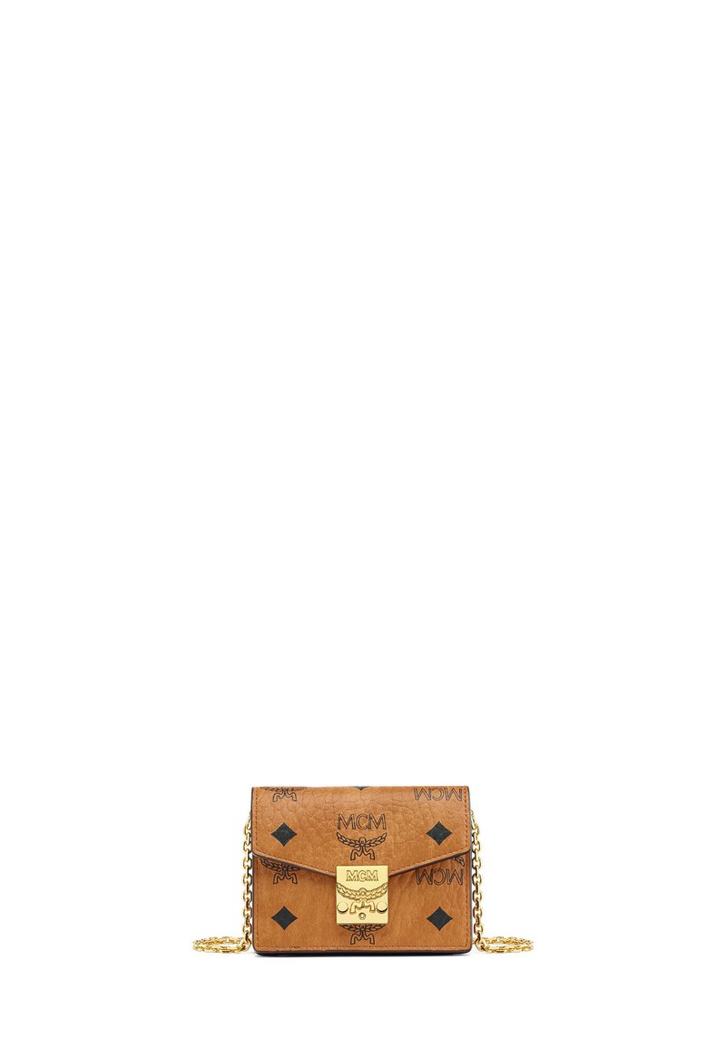 MCM TRACY CHAIN IN VISETOS - Portemonnee - cognac - Zalando.nl