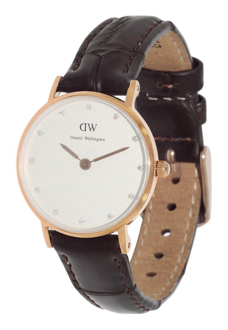 Daniel Wellington CLASSY YORK - Reloj - braun/rosé/blanco - Zalando.es