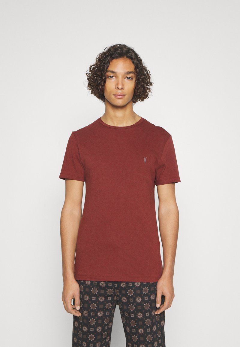 AllSaints TONIC CREW - T-Shirt basic - rosewood red/rot - Zalando.de