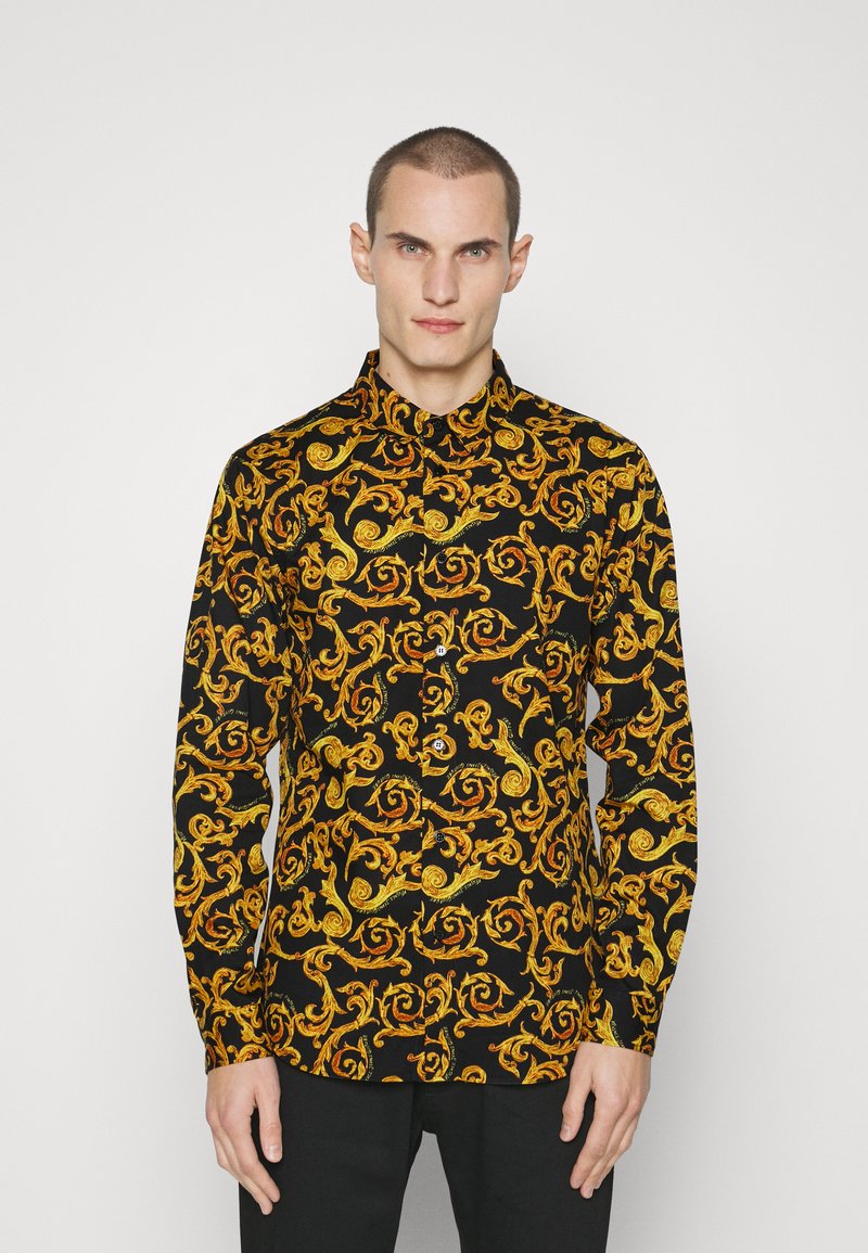 Versace Jeans Couture SKETCH COUTURE - Shirt - black/gold/black ...