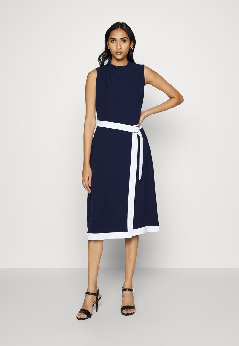 Lauren Ralph Lauren NEIMANDA SLEEVELESS DAY DRESS - Cocktailkjole / festkjole - refined navy ...