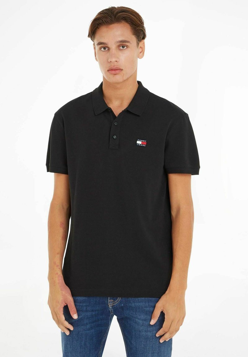 Tommy Jeans TJM CLSC XS BADGE - Polo shirt - schwarz/black - Zalando
