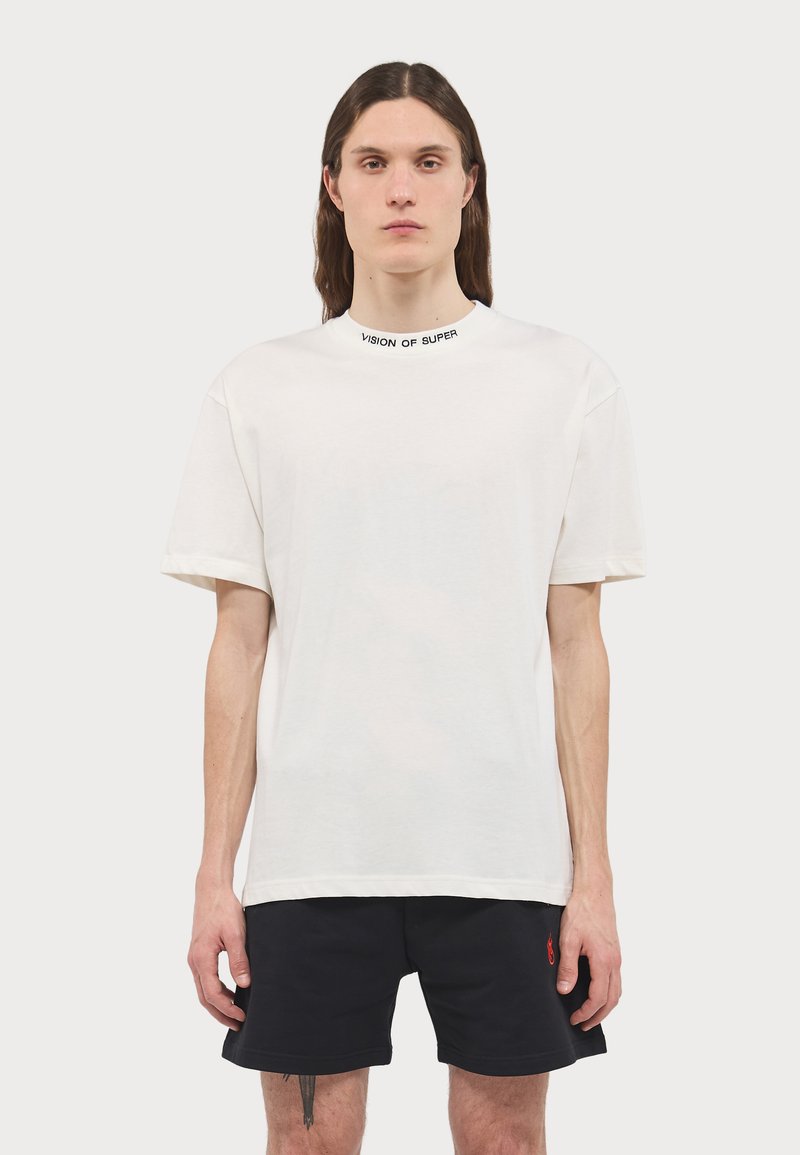 Vision of Super LOGO AND LABEL - Basic T-shirt - white - Zalando.ie