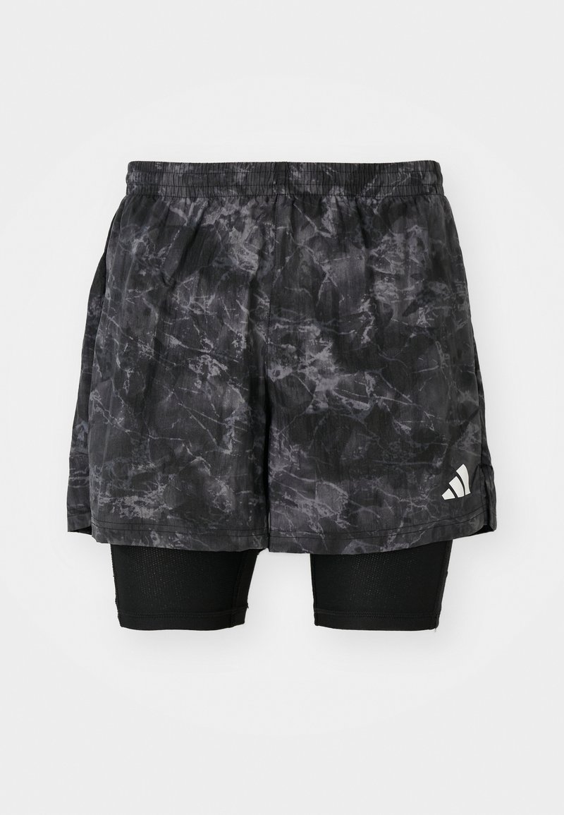 adidas Performance 2-in-1 shorts - grey four/black/grey - Zalando.co.uk