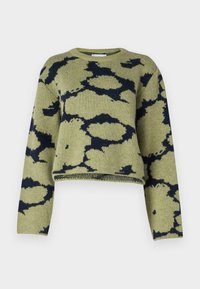Edwin GILL - Jumper - navy/sage/dark blue - Zalando