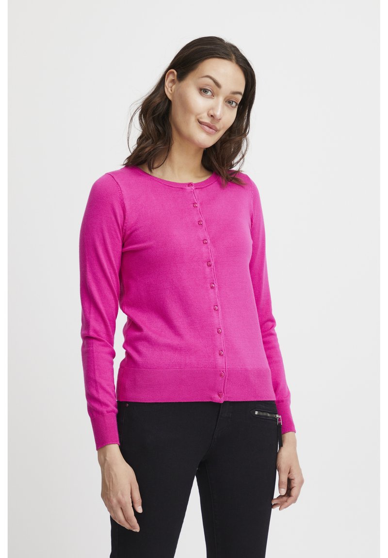 Fransa ZUBASIC 60 - Cardigan - very berry/pink - Zalando.co.uk
