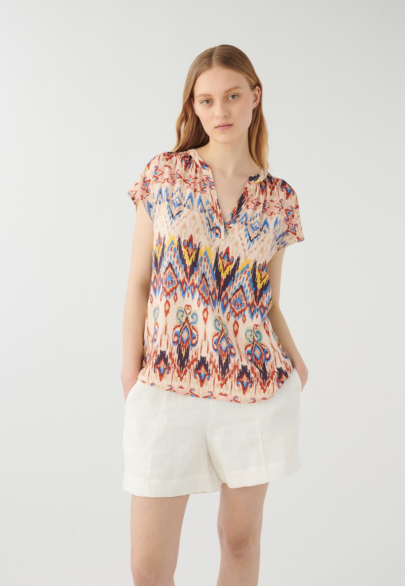 Dea Kudibal ANN EV - Bluse - ikat salsa/flerfarvet - Zalando.dk
