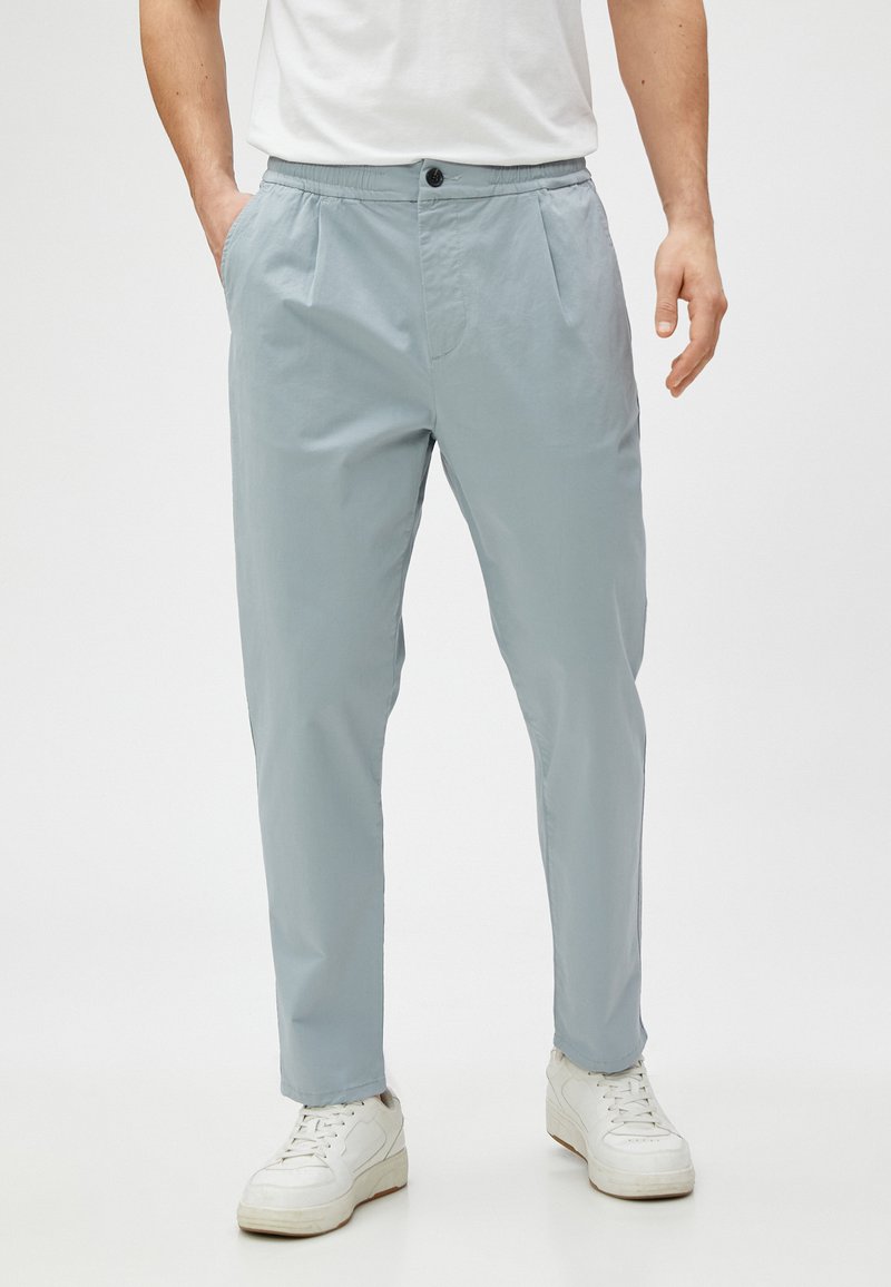 Koton ELASTIC WAIST POCKET DETAILED - Stoffhose - blue/blau - Zalando.de
