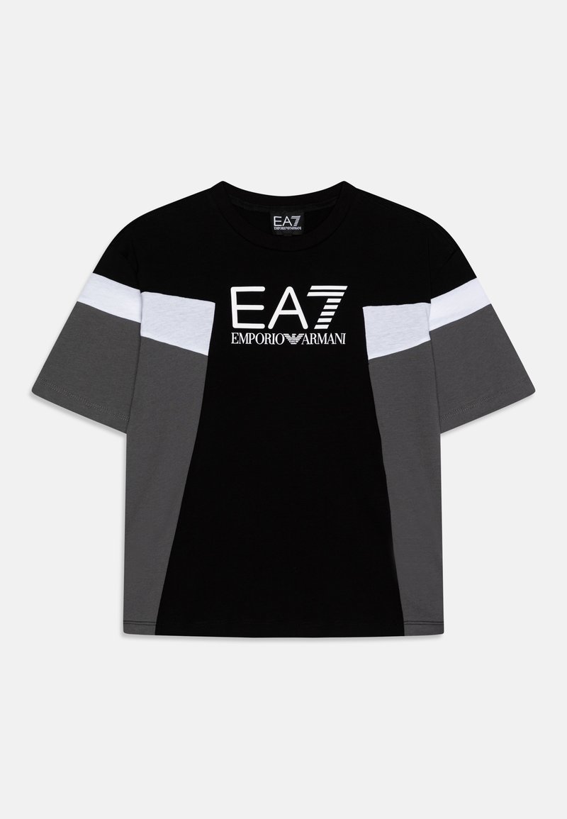 EA7 Emporio Armani UNISEX - T-Shirt print - black/schwarz - Zalando.at