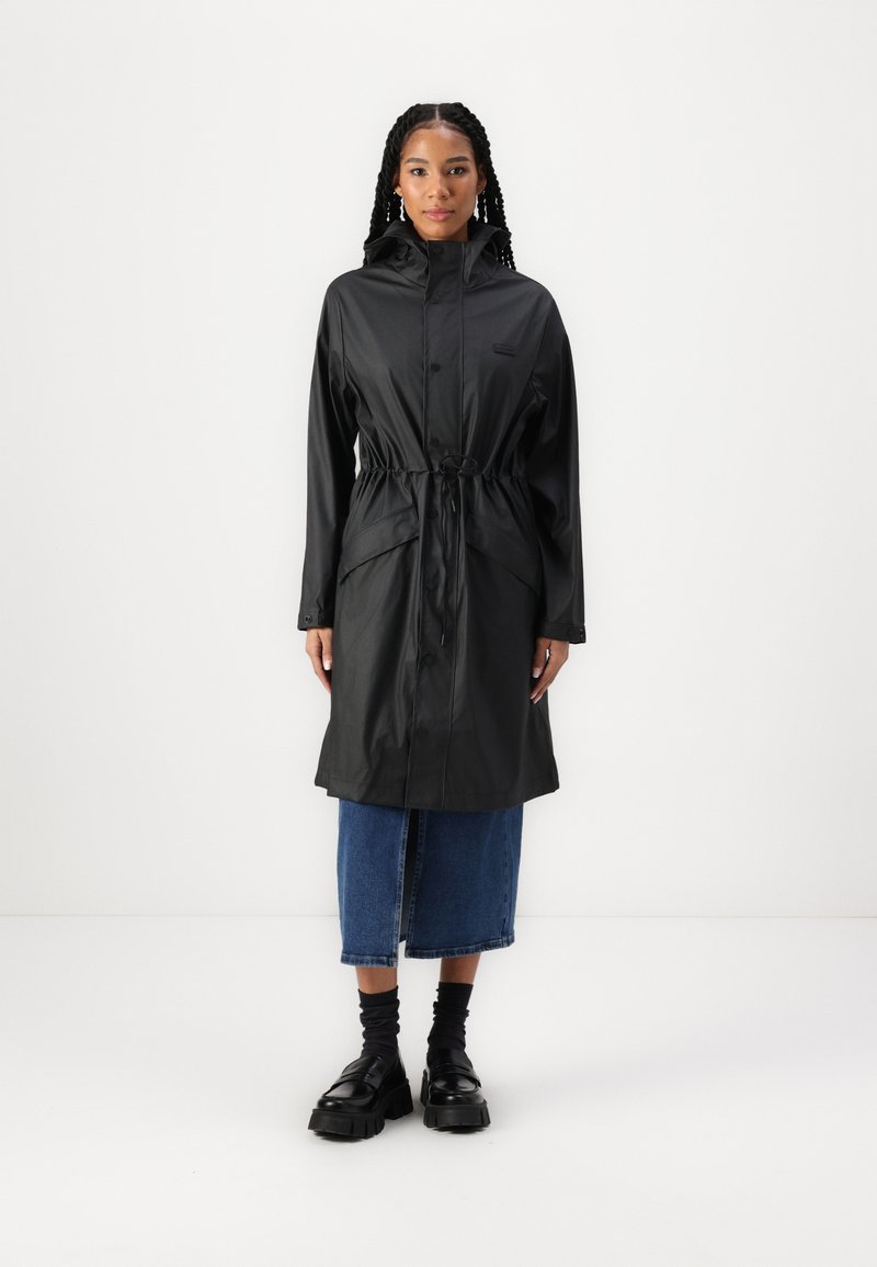 Hunter ORIGINAL ALISE - Waterproof jacket - black - Zalando.co.uk