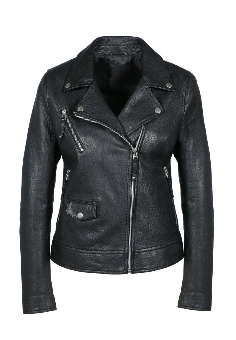 Freaky Nation SHORT CITY LOVE - Leren jas - black/zwart - Zalando.be