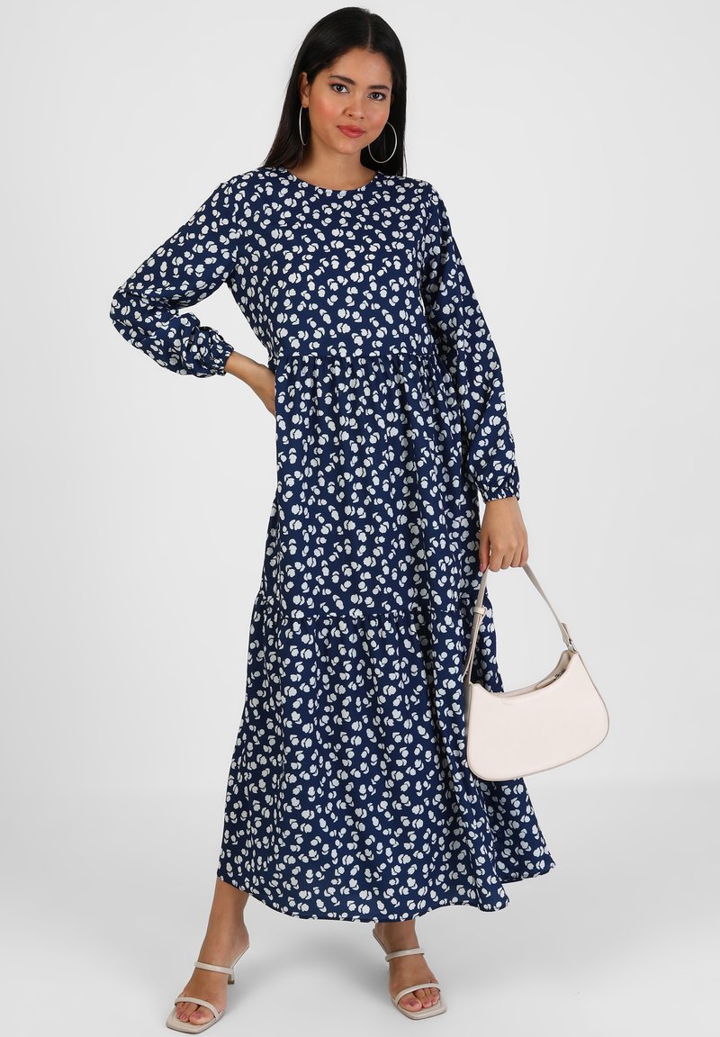 Modanisa CREW NECK - MODEST - BENIN - Robe longue - blue/bleu - ZALANDO.FR