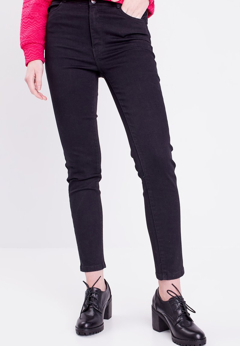 Cache Cache PUSH-UP - Jean slim - denim noir/denim bleu foncé - ZALANDO.BE