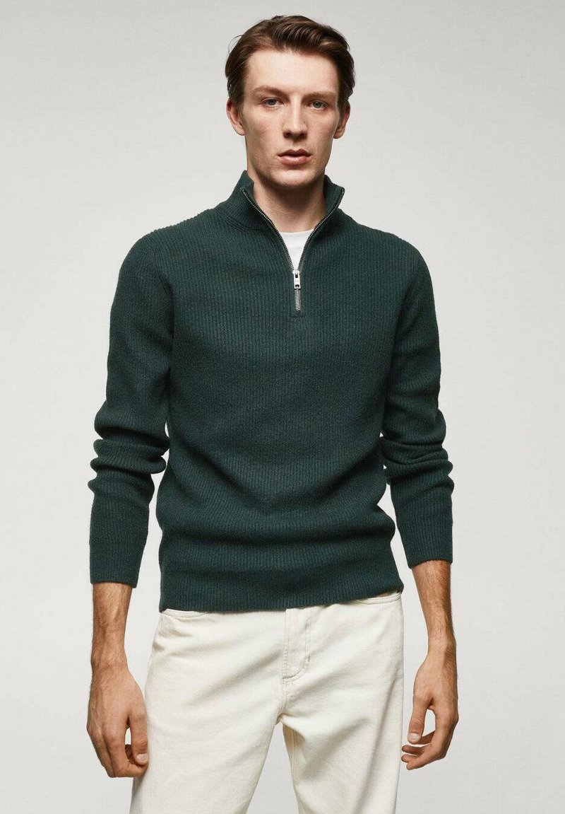 Mango PARKD - Jumper - dark green - Zalando.ie