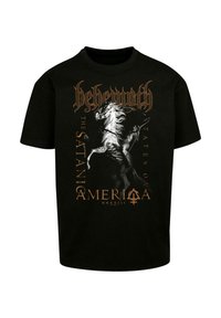Merchcode BEHEMOTH - DEATHLESS HEAVY - Print T-shirt - black - Zalando.ie