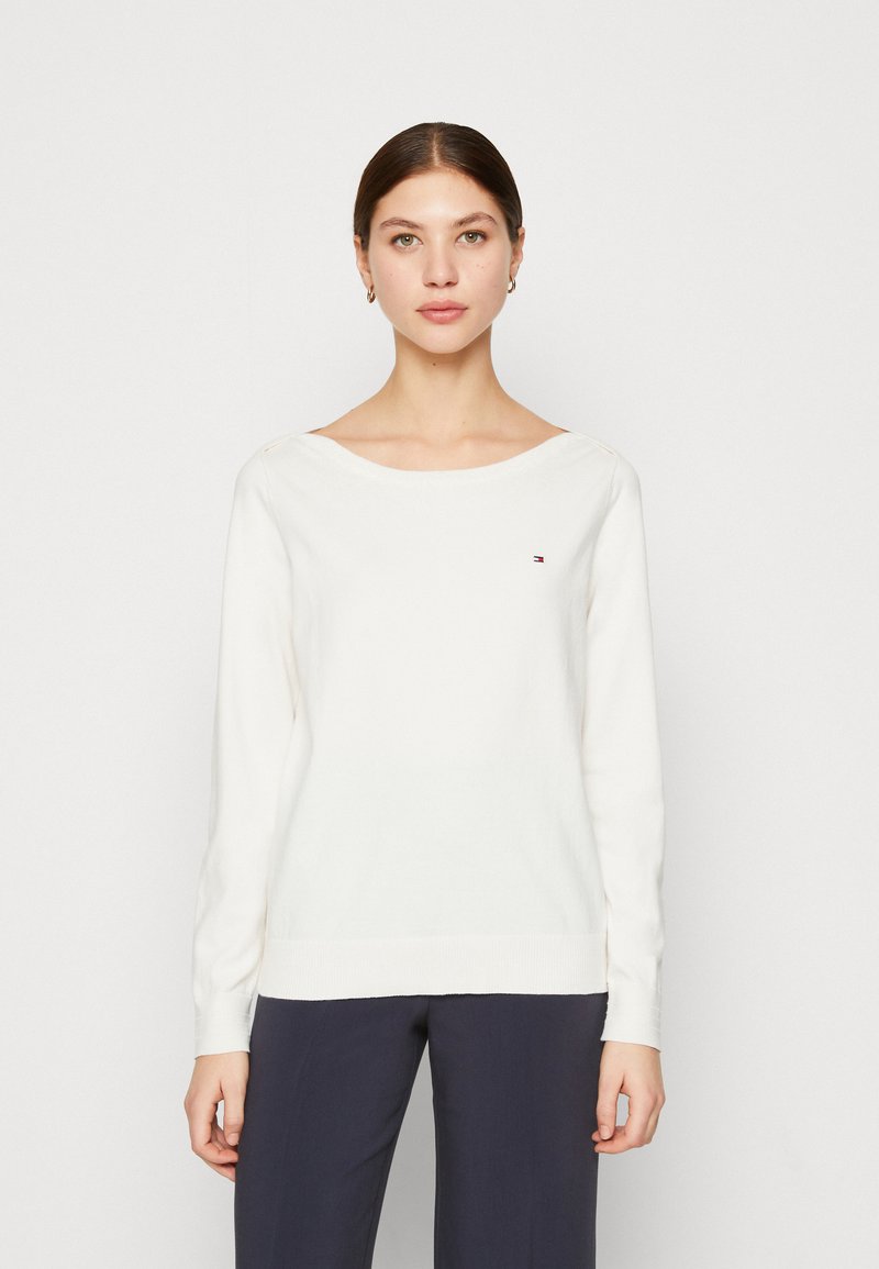 Tommy Hilfiger STITCH - Pullover - weathered white/blanc - ZALANDO.FR