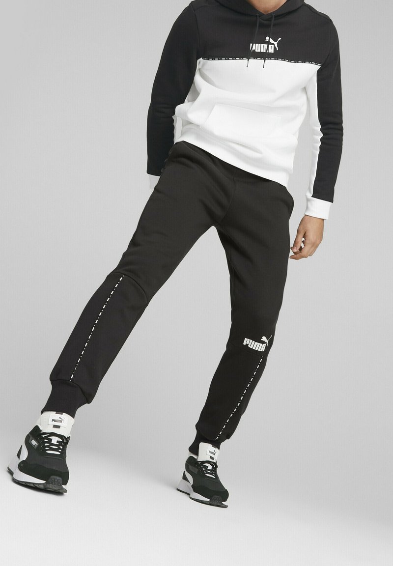 Puma ESSENTIALS BLOCK TAPE - Tréningruha alsók - black/fekete - Zalando.hu