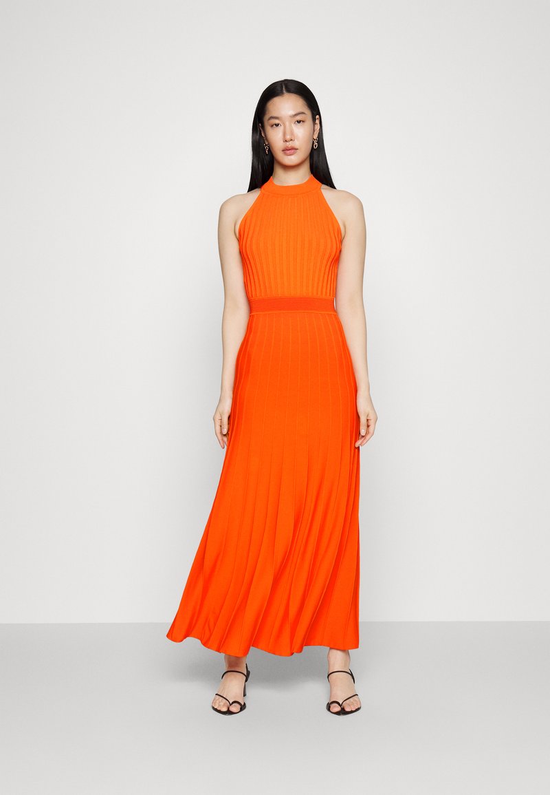 Michael Michael Kors Halter Maxi Dress Maxi šaty Optic Orangeoranžová Zalandocz